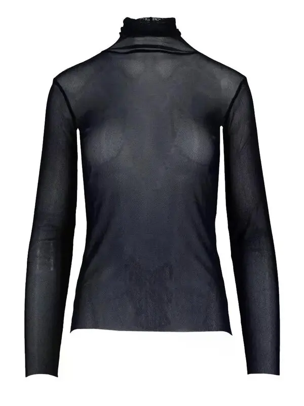ANTIPAST Sheer High-neck T-shirt - Black