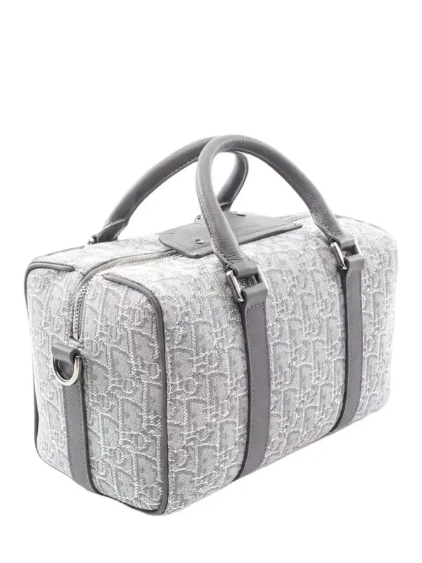 Dior Oblique Patterned Tote Bag - Grey
