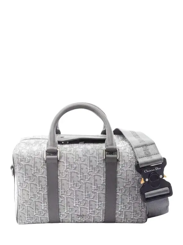 Dior Oblique Patterned Tote Bag - Grey