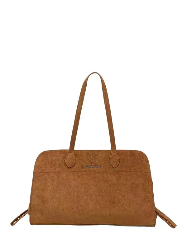 Moschino Logo Tote Bag - Brown