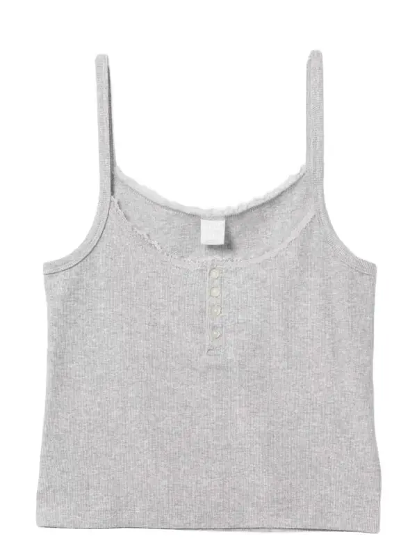 AAPE BY *A BATHING APE Apee™ A Bathing Ape® Henley Tank Top - Grey