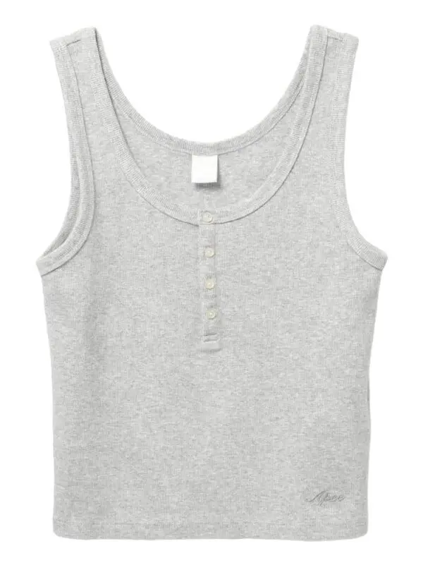 AAPE BY *A BATHING APE Apee™ A Bathing Ape® Logo-embroidered Vest - Grey