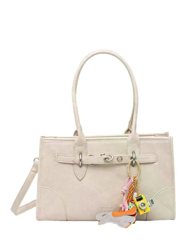 SILVIAN HEACH Tote Bag With Buckle Detail - Neutrals