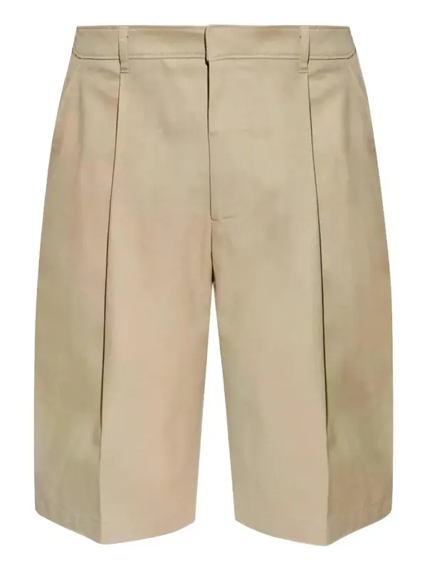 ALLSAINTS Castro Pleated Shorts - Neutrals
