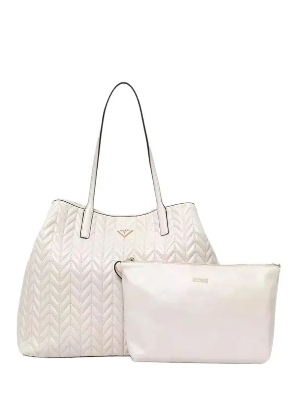 Guess Chevron Quilted Tote Bag - Neutrals