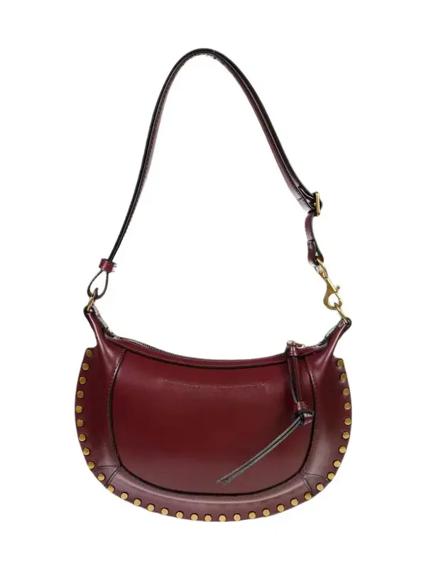 Isabel Marant Étoile Oskan Moon Stud-embellished Shoulder Bag - Red