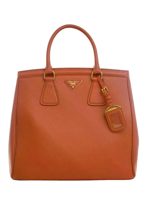 Prada Saffiano Lux Tote Bag - Orange