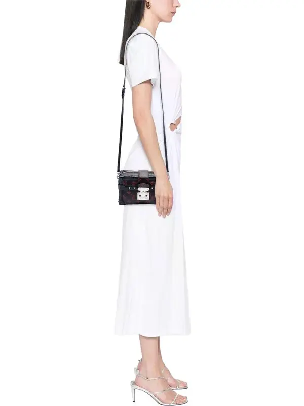 LOUIS VUITTON Limited Edition Monogram Infrarouge Petite Malle Soft Mm Bag - Black