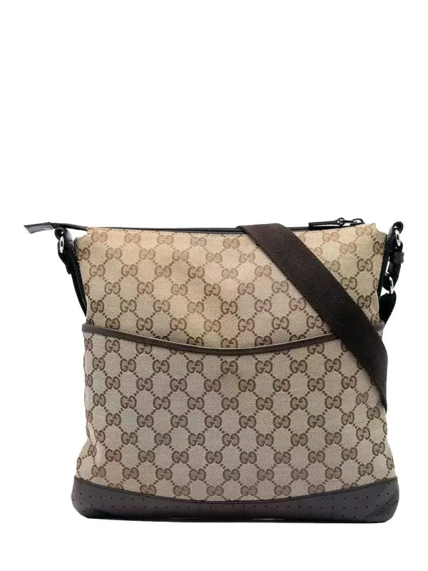 Gucci Gg Canvas Crossbody Bag - Neutrals