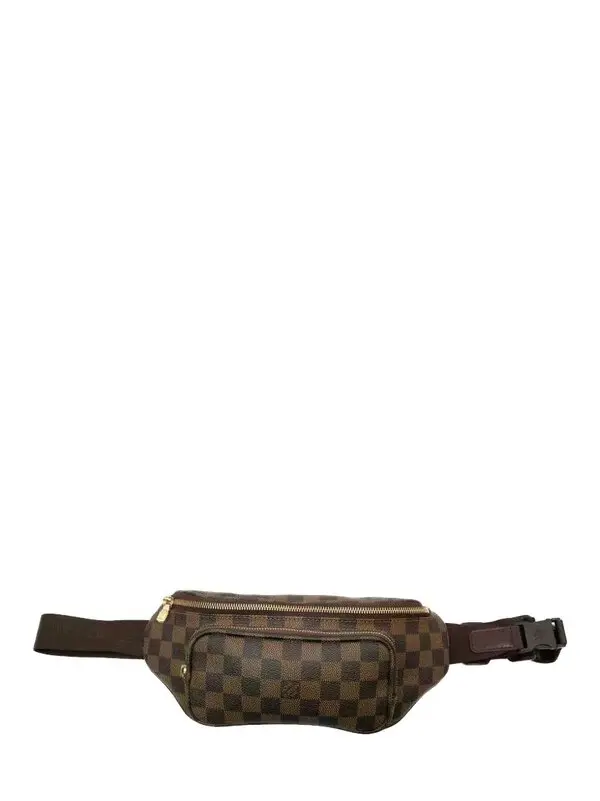 LOUIS VUITTON Damier Ebene Melville Belt Bag - Brown