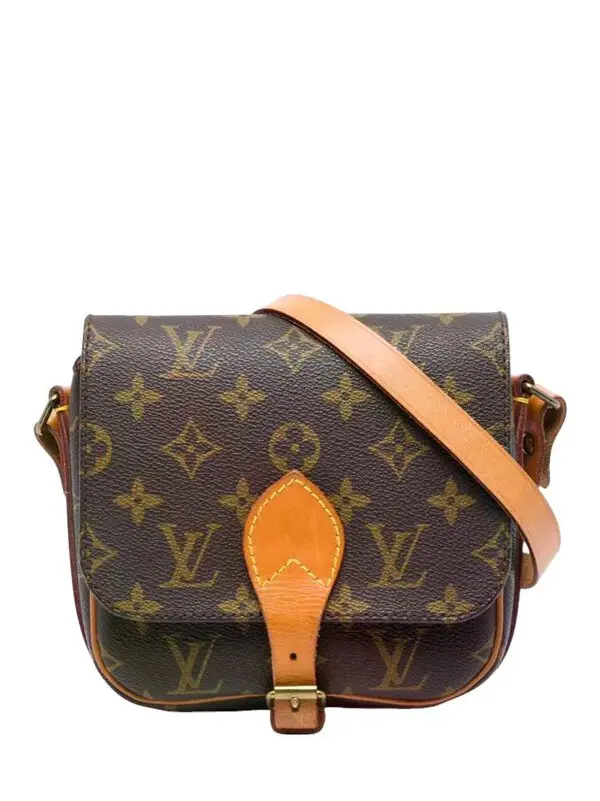 LOUIS VUITTON Monogram Cartouchiere Pm Bag - Brown