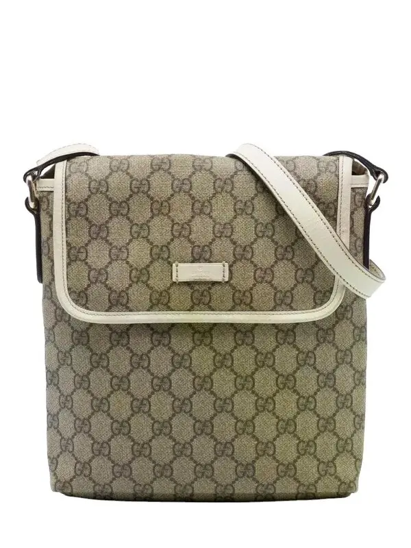 Gucci Gg Supreme Crossbody Bag - Neutrals