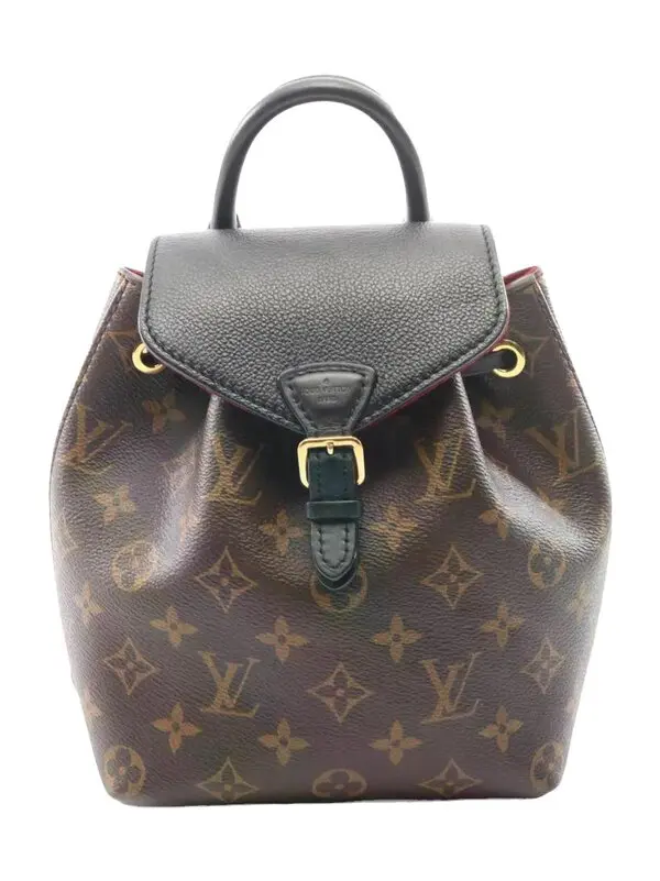 LOUIS VUITTON Monogram Montsouris Bb Backpack - Brown