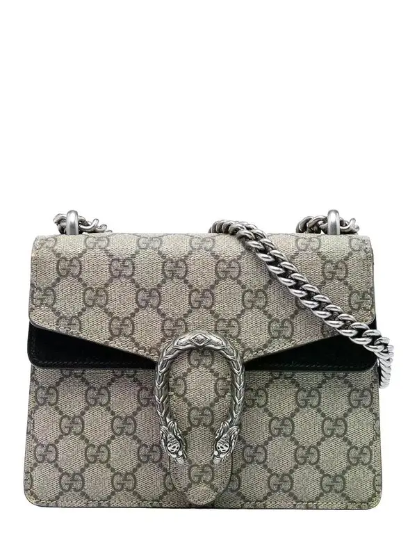 Gucci Small Gg Supreme Dionysus Crossbody Bag - Neutrals