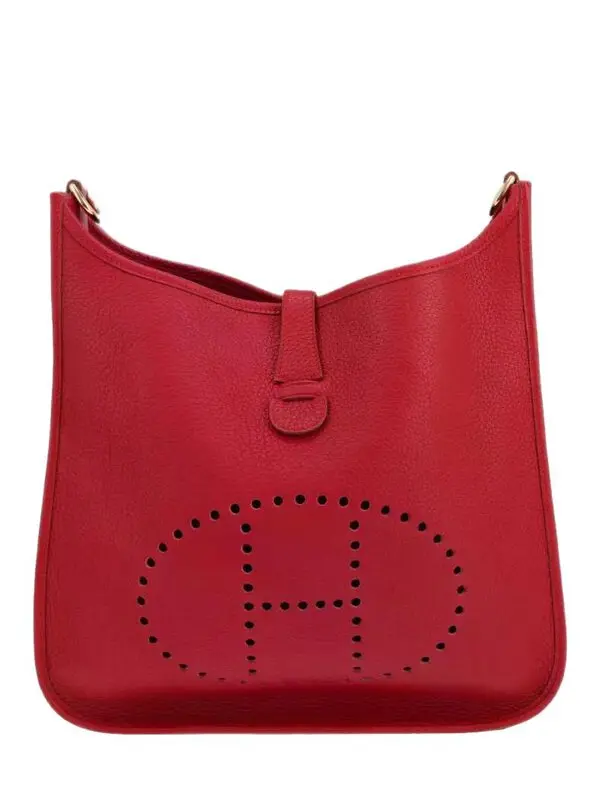 Hermès 2002 Evelyne Shoulder Bag - Red