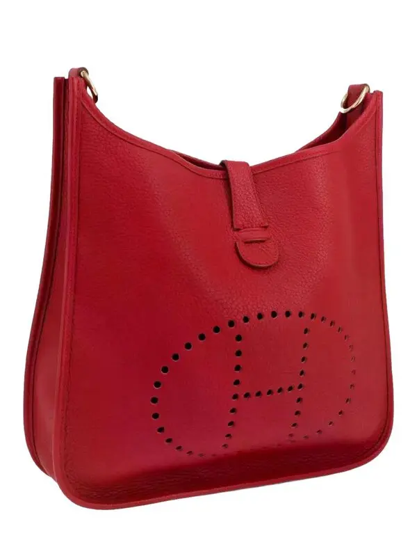 Hermès 2002 Evelyne Shoulder Bag - Red