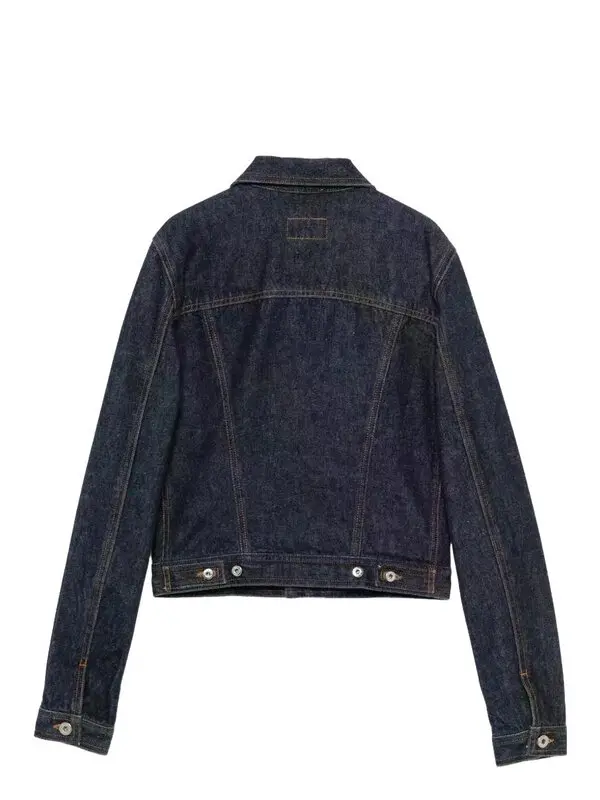 Dolce & Gabbana 2000s Contrast-stitch Jacket - Blue