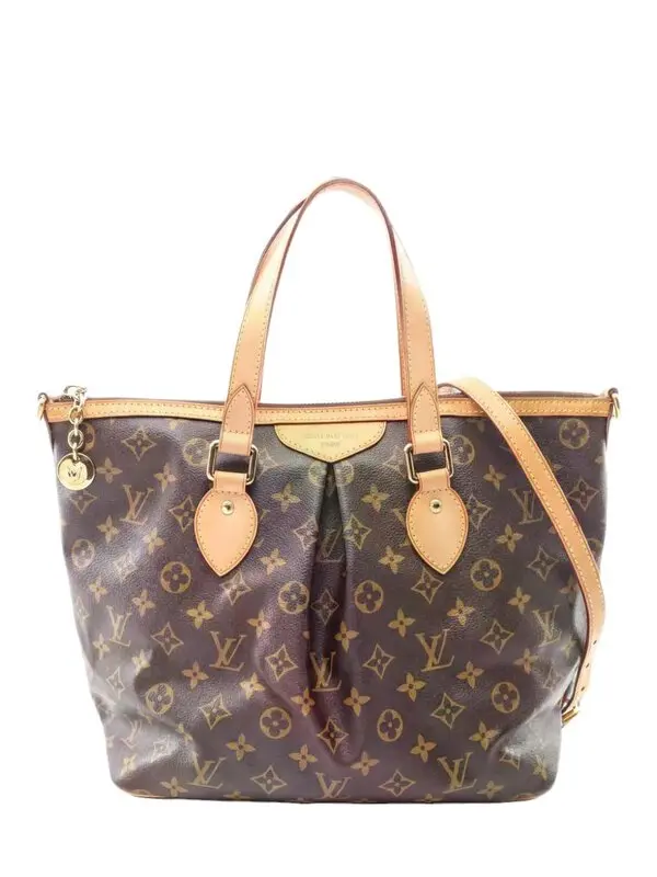 LOUIS VUITTON Palermo Pm Monogram Tote Bag - Brown