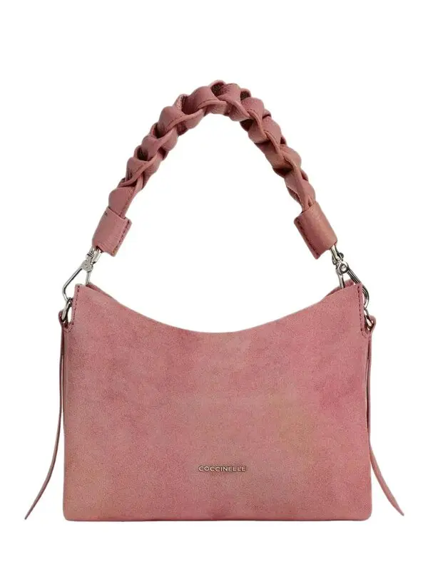 COCCINELLE Boheme Suede Tote Bag - Pink