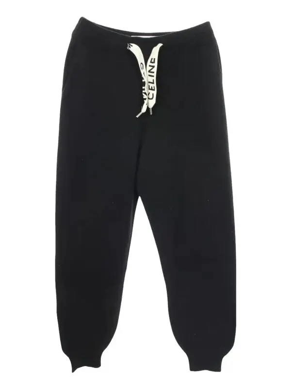 Celine 2000s Logo-detail Track Pants - Black