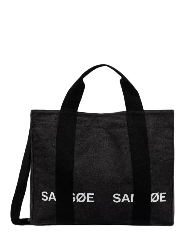 SAMSOE SAMSOE Salucas Canvas Tote Bag - Grey