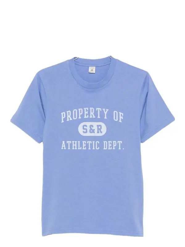SPORTY  RICH Sporty & Rich Crew Neck T-shirt - Blue