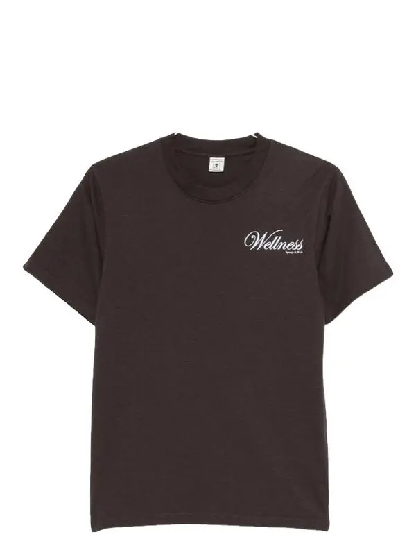SPORTY  RICH Sporty & Rich Crewneck T-shirt - Black
