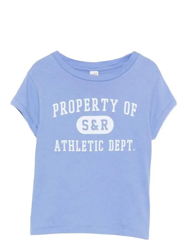 SPORTY  RICH Sporty & Rich Crew Neck T-shirt - Blue