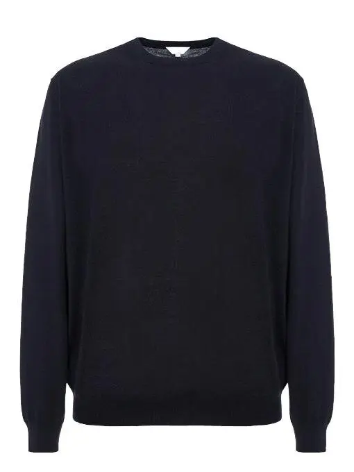 Malo Crew Neck Sweater - Black