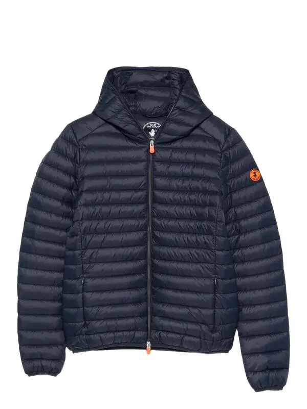 SAVE THE DUCK Quilted Hooded Jacket - Black