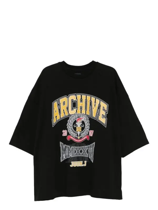 JUUN.J Crew Neck T-shirt - Black