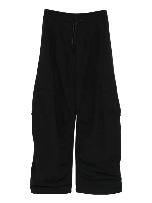 JUUN.J Cargo Drawstring Pants - Black