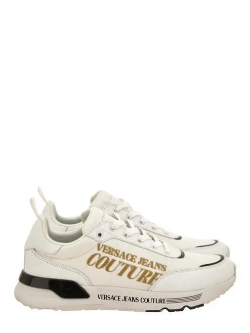Versace Logo Sneakers - White