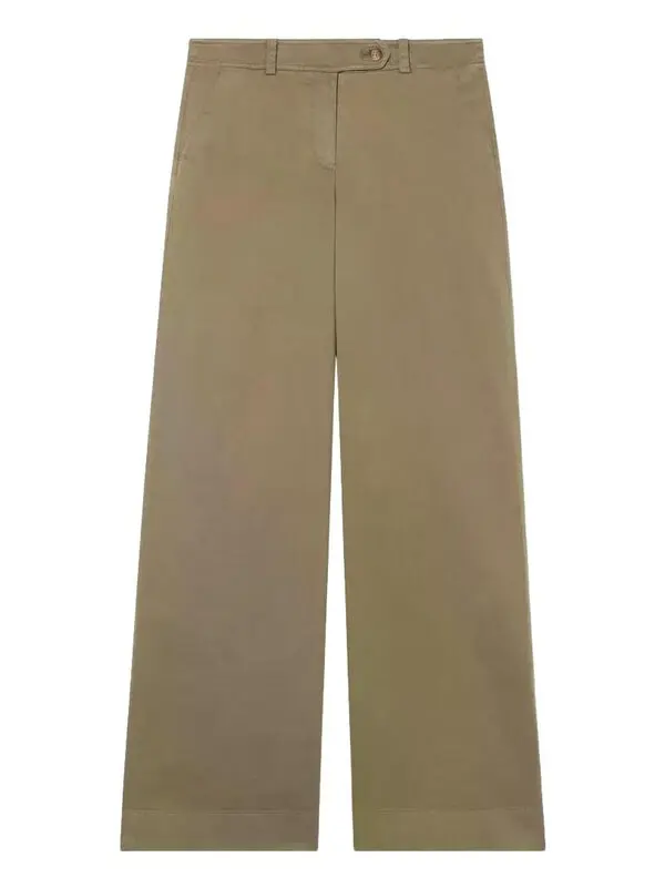 Brooks Brothers Textured Wide-leg Palazzo Pants - Neutrals