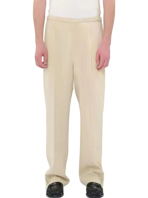 MAGLIANO Pleated Button-cuff Trousers - Neutrals