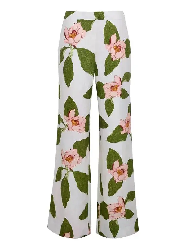 Cara Cara Sunflower Palazzo Pants - Neutrals