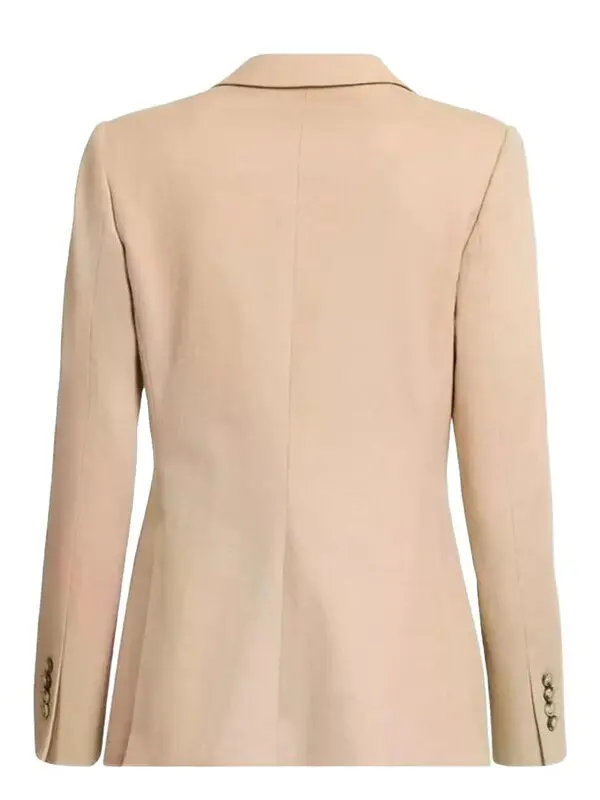 Elie Saab Double-breasted Drill Blazer - Neutrals