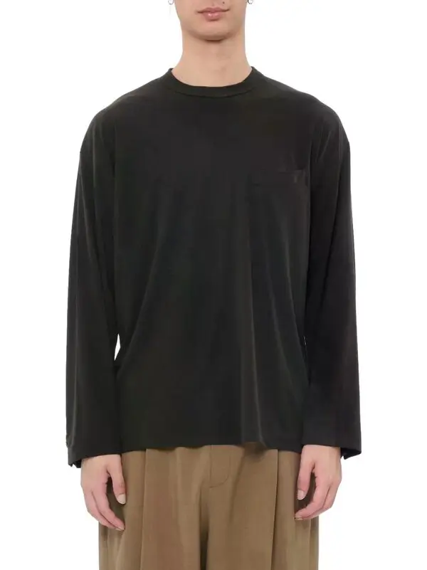 MAGLIANO X 247 Liquid Sera Pocket Button-cuff T-shirt - Grey