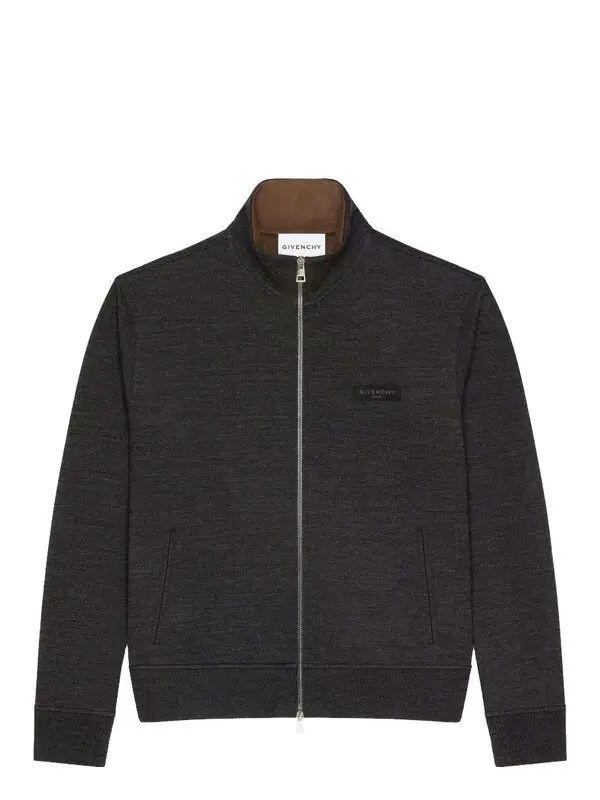 Givenchy Zip-up Wool Cardigan - Grey