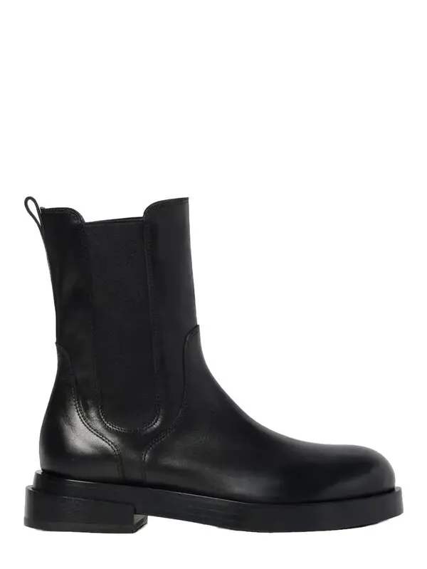 Premiata Chunky Sole Leather Boots - Black