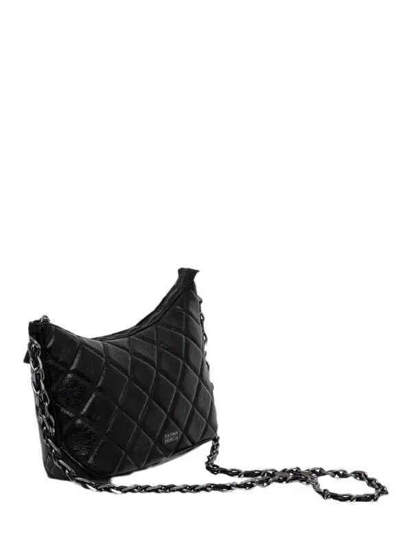 SILVIAN HEACH Quilted Chain-link Crossbody Bag - Black