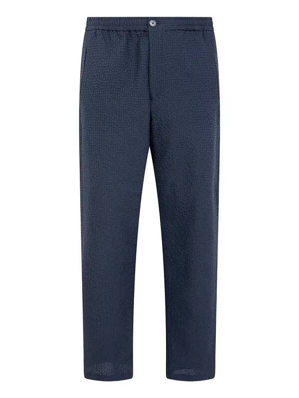 EMPORIO ARMANI SUSTAINABLE Emporio Armani Tailored Trousers - Blue