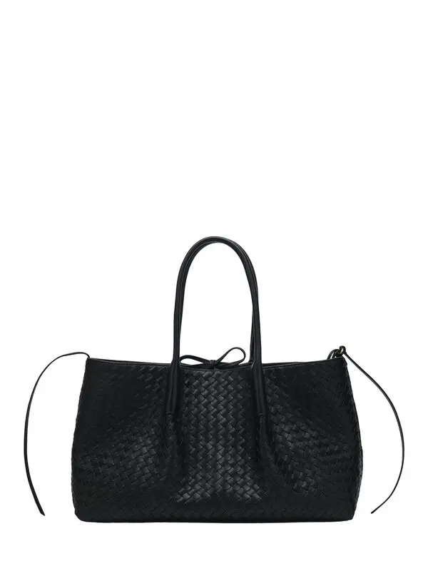 Bottega Veneta Large Pinacoteca Tote Bag - Black