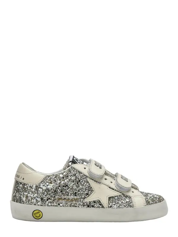 GOLDEN GOOSE Old School Glitter Sneakers - Grey