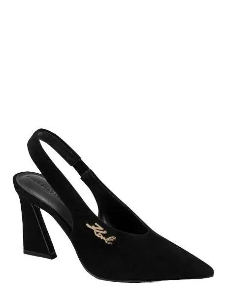 Karl Lagerfeld Paris Lauryn Slingback Pumps - Black