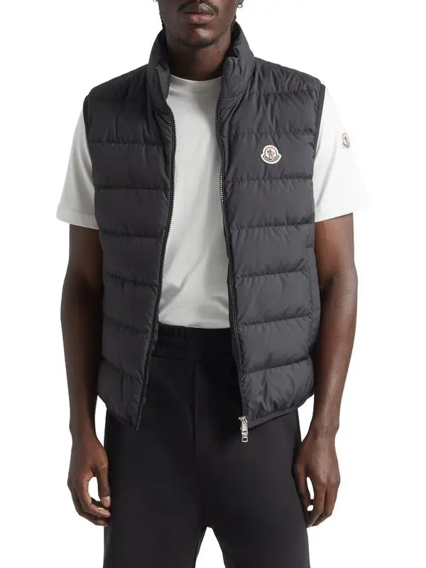 Moncler Contrin Down Puffer Vest - Black