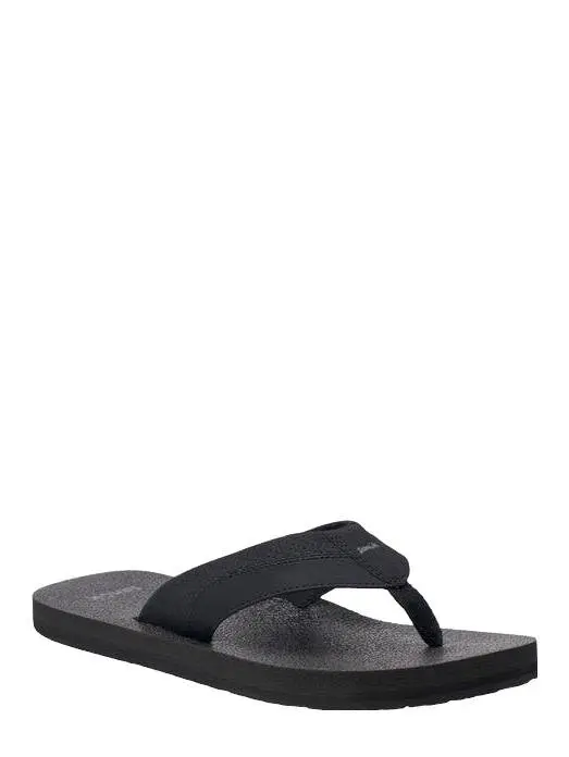 Sanuk Beer Cozy Iv Flip Flop - Black