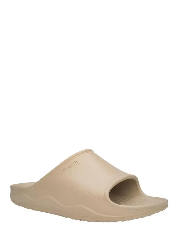 Sanuk Beer Foameie Slide Sandals - Tan