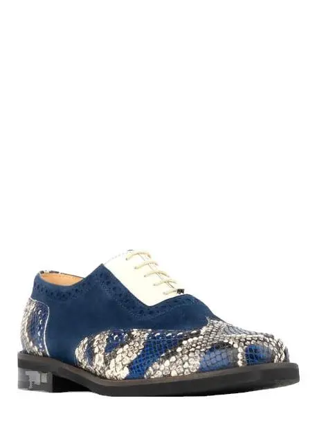 EMBASSY LONDON Vivienne Wingtip Oxford - Blue