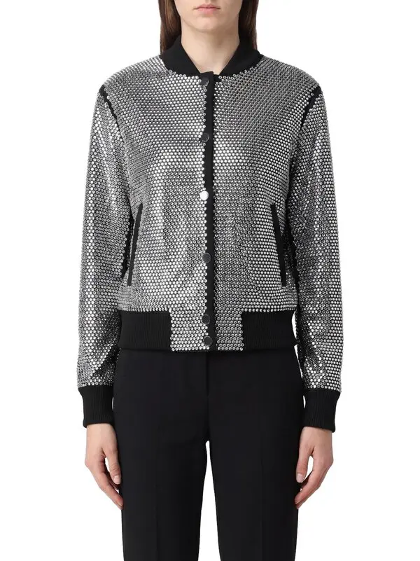 Philipp Plein Embellished Bomber Jacket - Black